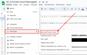 Descargar el Formato DC3 en Excel: Plantilla editable