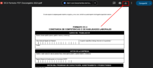 Descargar el Formato DC-3 en PDF: Plantilla editable