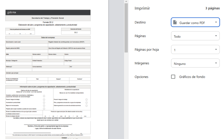 Descargar el Formato DC2 en Excel: Plantilla editable